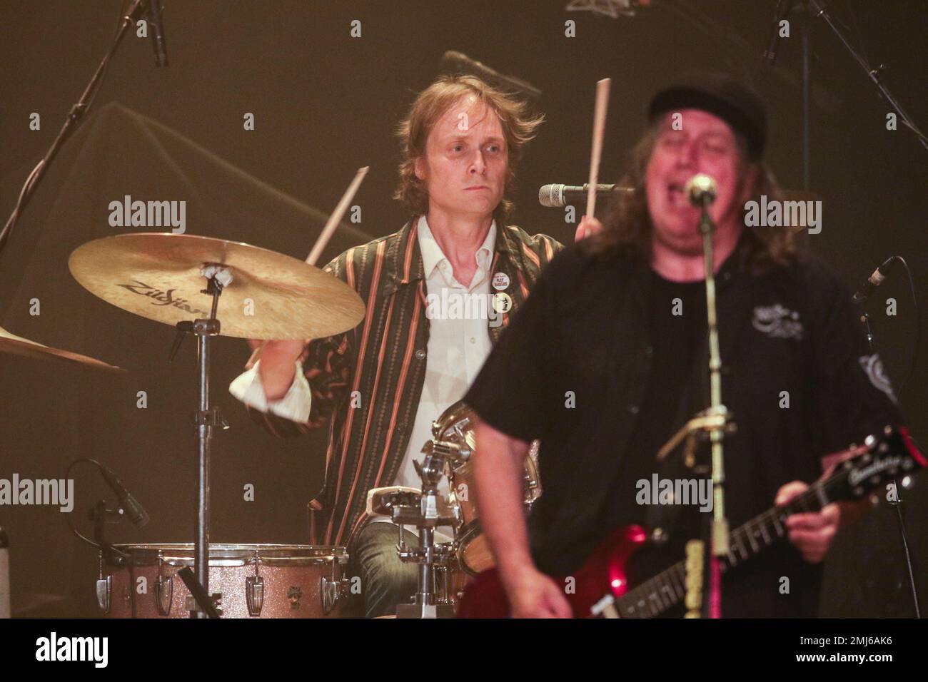 Kevn Kinney and Dave V. Johnson with Drivin N Cryin performs as the ...