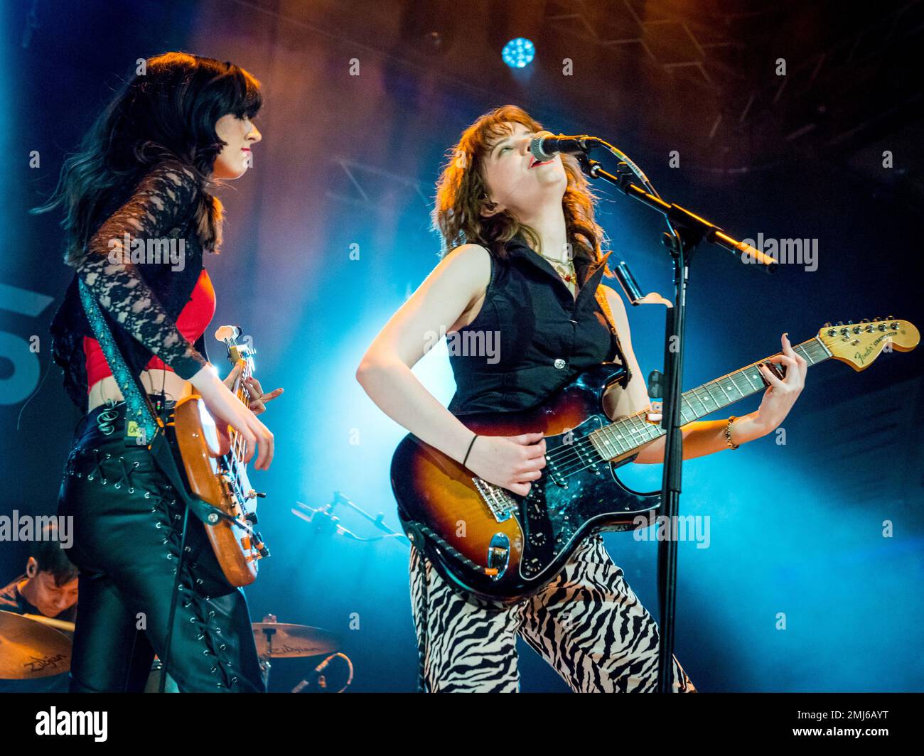 Dea Matrona on stage at The Apex Stock Photo - Alamy