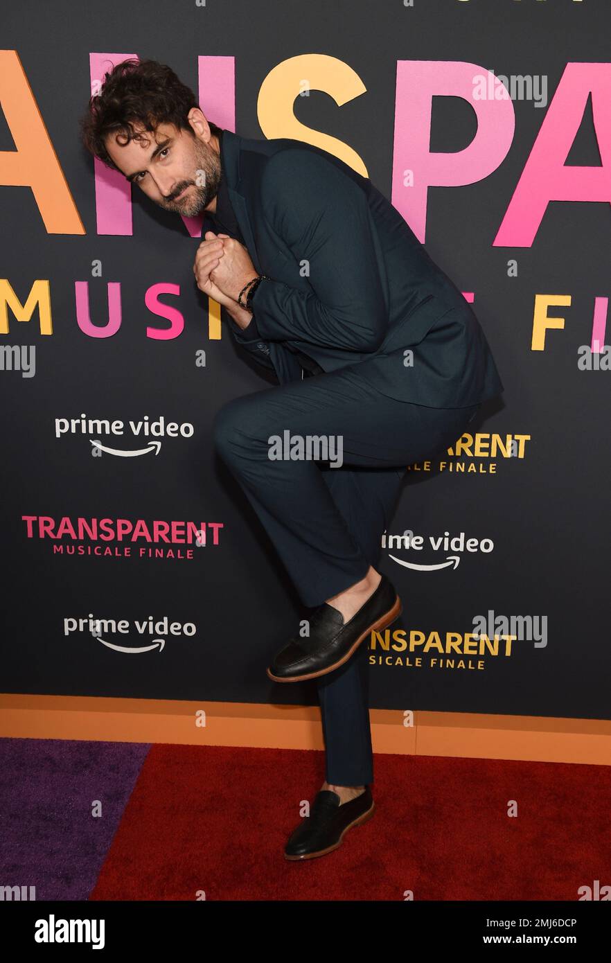 Cast member Jay Duplass poses at the premiere of the Amazon Prime Video ...