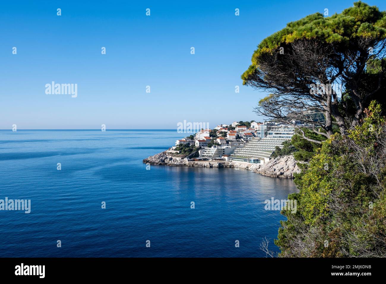 Dubrovnik, Croatia-January 6th, 2023: Famous Libertas hotel on the ...