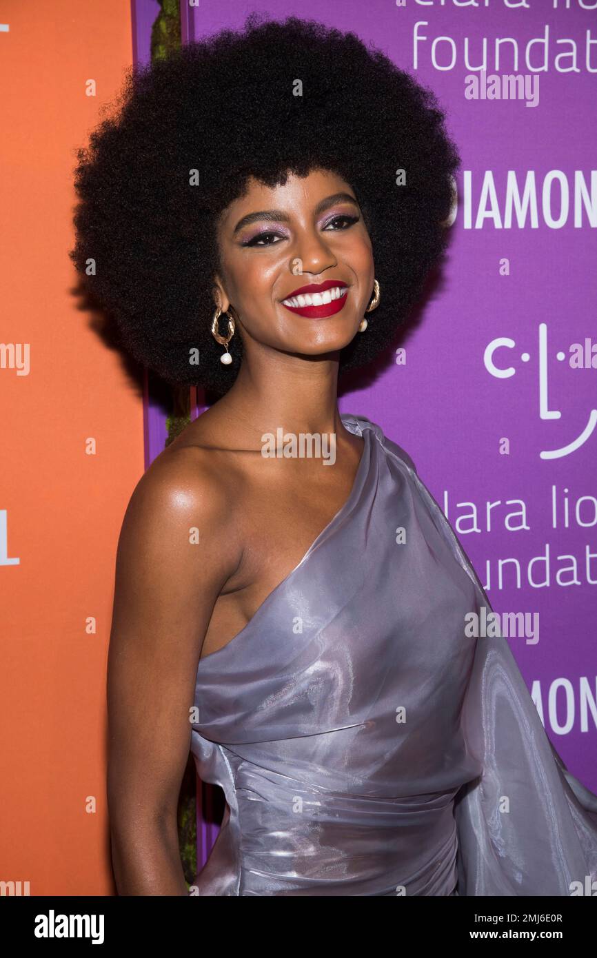 Ebonee Davis attends the 5th annual Diamond Ball benefit gala at ...