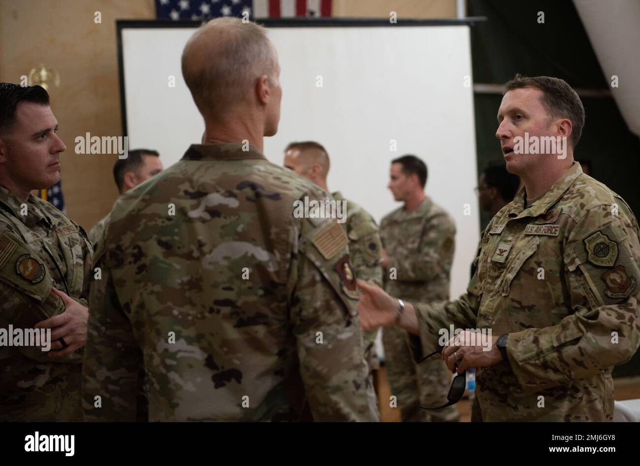 U.S. Air Force Col. Matthew Bartlett, 435th Air Ground Operations Wing ...