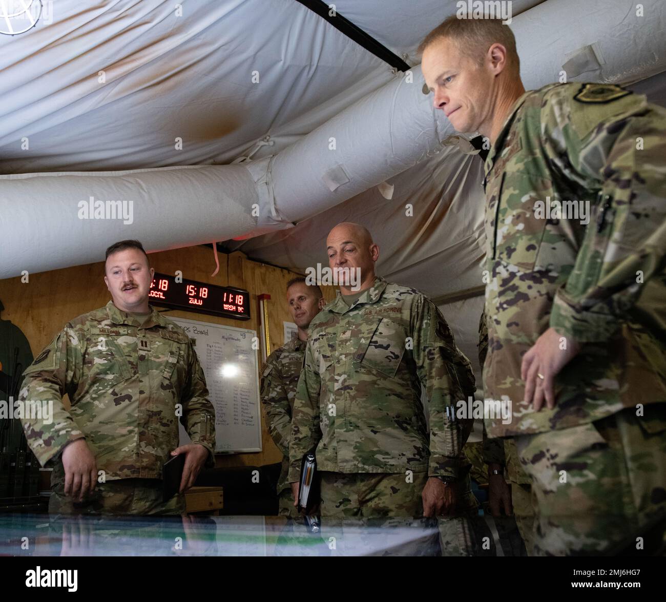 U.S. Air Force Capt. Hurl Millikin, 786th Expeditionary Air Base ...