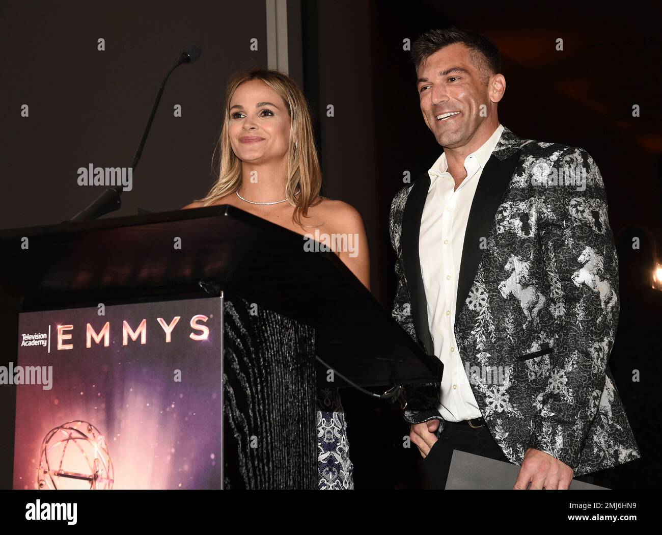Goloka Bolte, left, and Ethan Petersen, Emmy nominees for outstanding ...