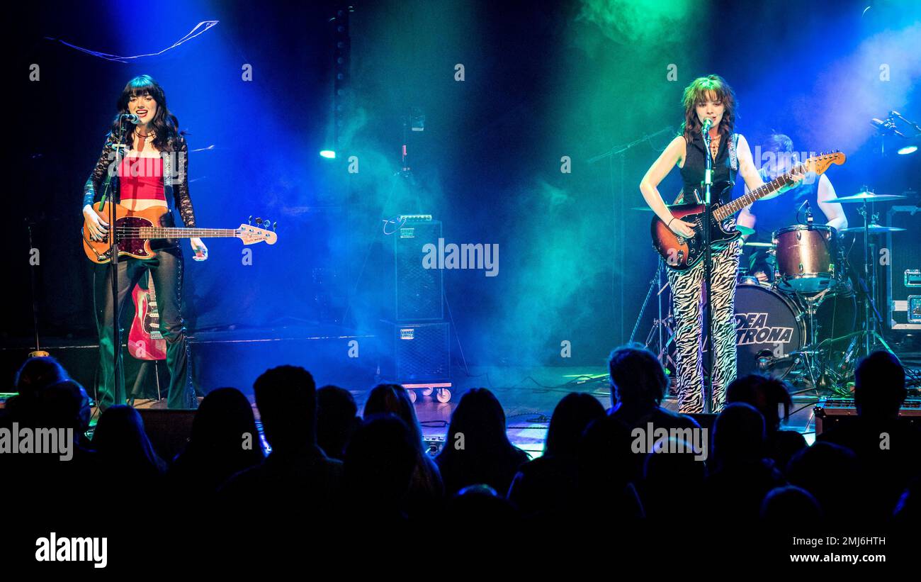 Dea Matrona on stage at The Apex Stock Photo - Alamy