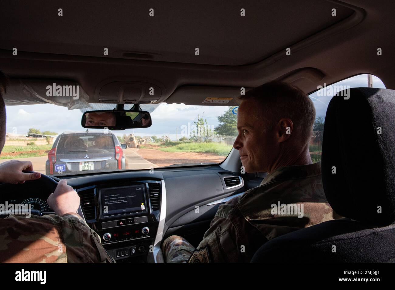 U.S. Air Force Maj. Gen. Derek France, Third Air Force commander, tours ...