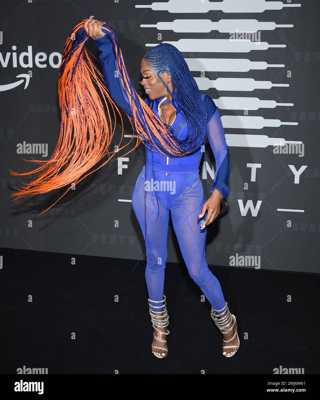 Lil' Mo attends the Spring/Summer 2020 Savage X Fenty show, presented ...
