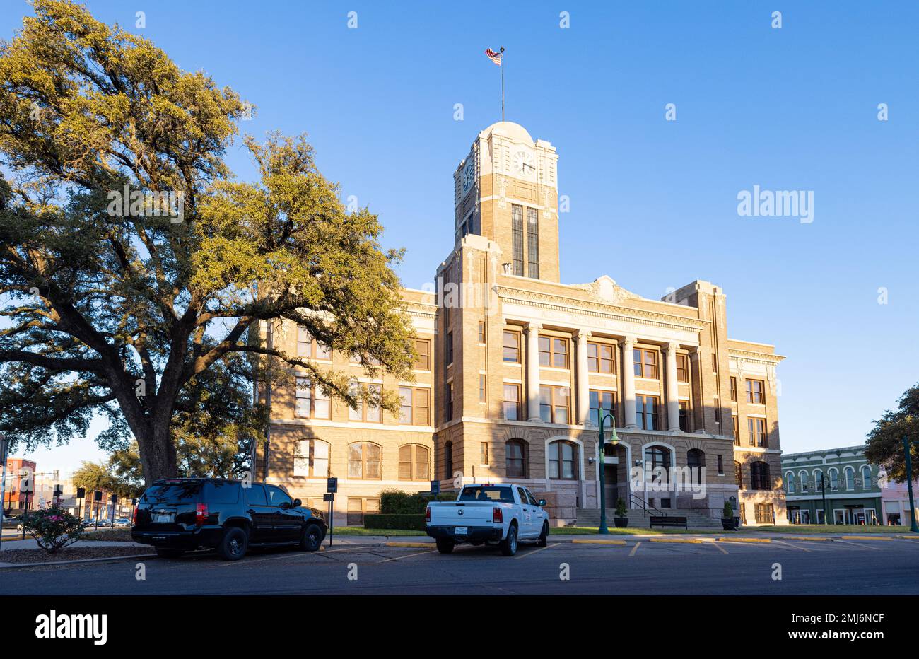 Cleburne, Texas, USA - October 19, 2022: The Johnson County Courthouse ...