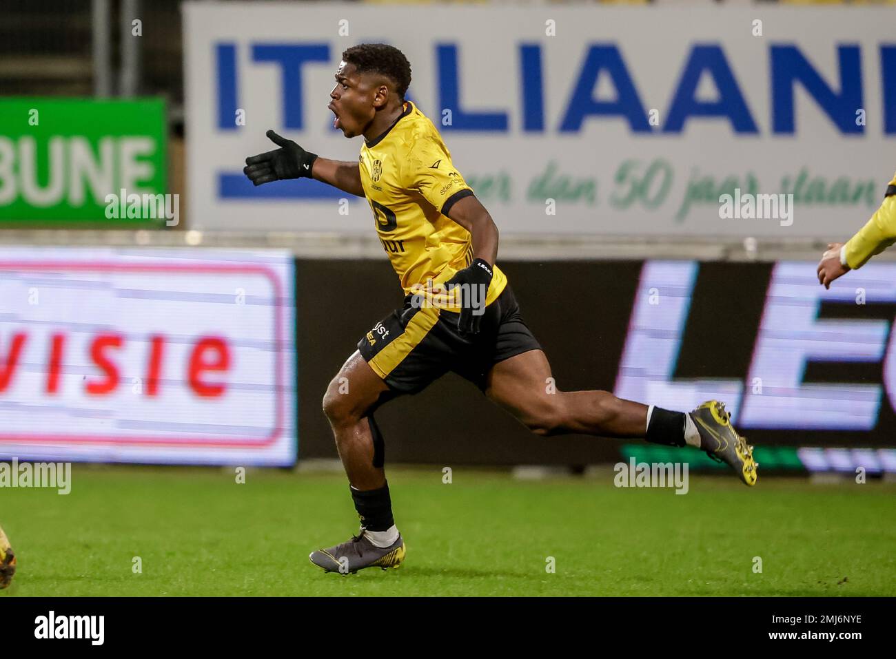 KERKRADE, NETHERLANDS - JANUARY 27: Bryan Limbombe Ekango of Roda JC ...