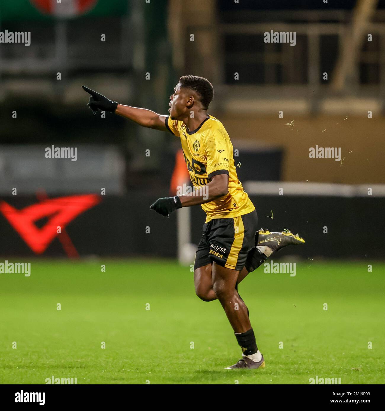 KERKRADE, NETHERLANDS - JANUARY 27: Bryan Limbombe Ekango of Roda JC ...