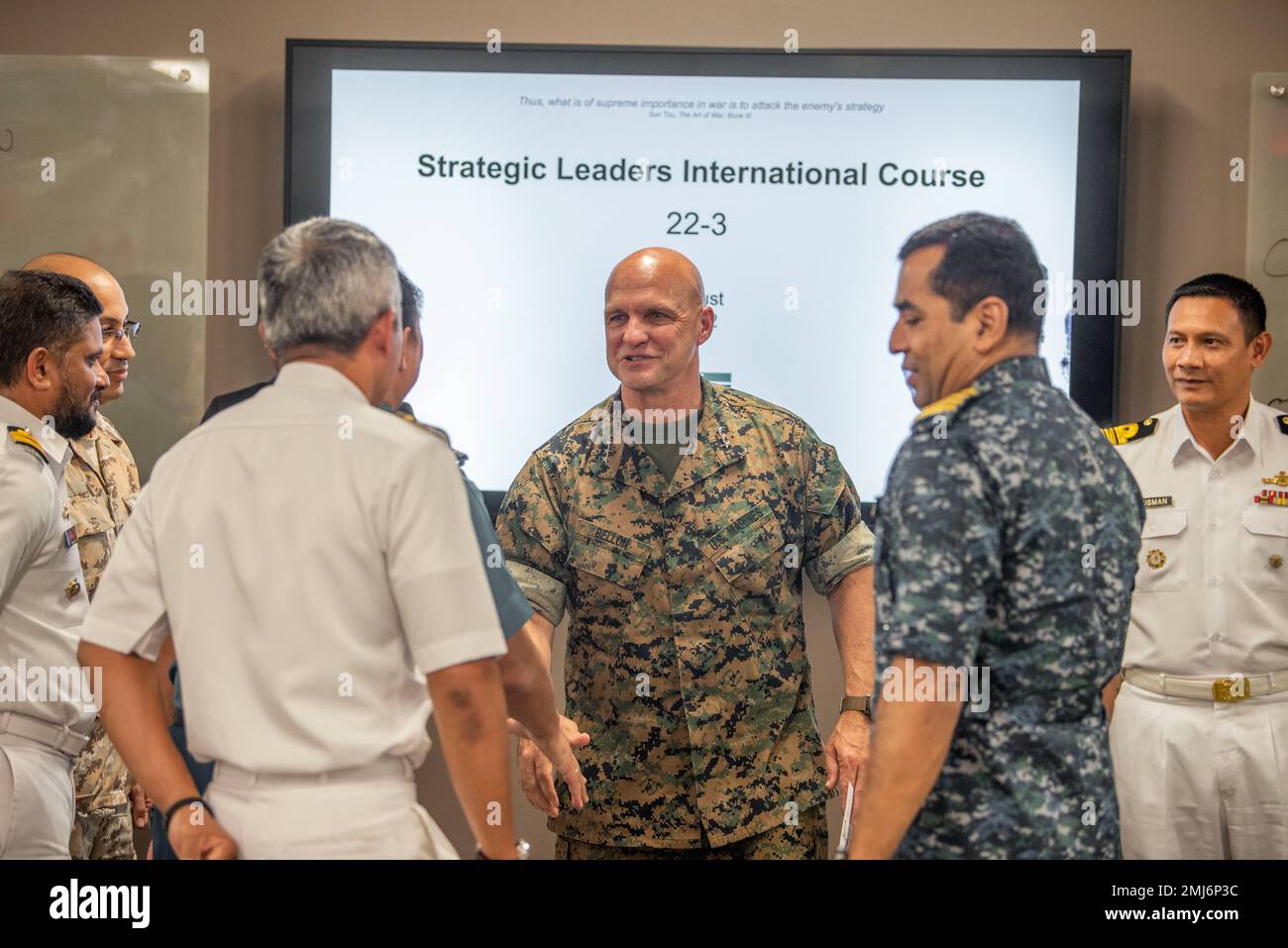Lt. Gen. David Bellon, commanding general of U.S. Marine Corps Forces ...
