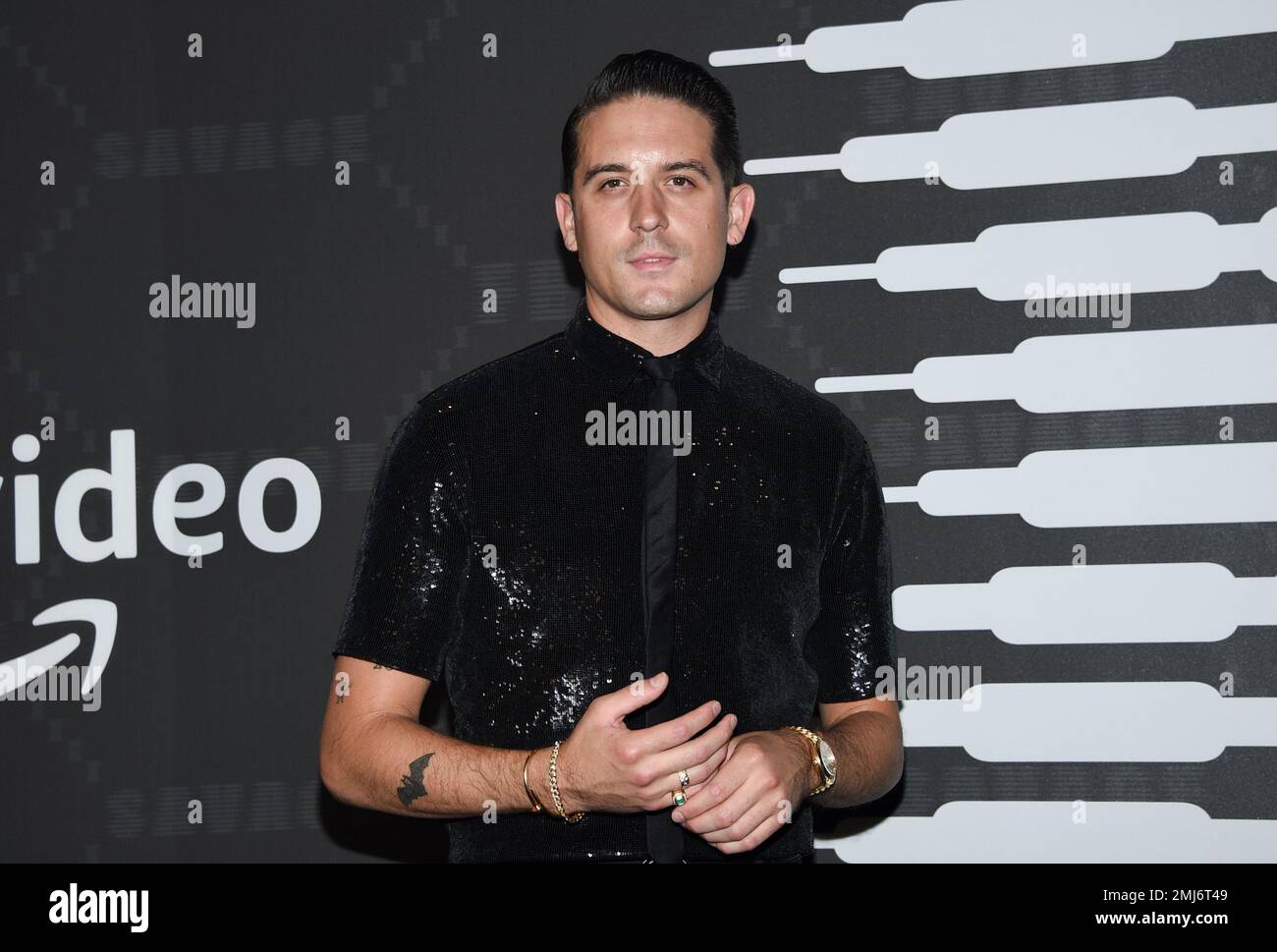 Rapper G-Eazy attends the Spring/Summer 2020 Savage X Fenty show ...