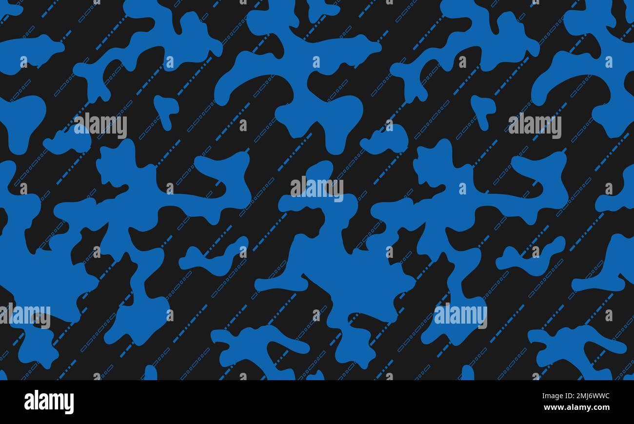 Texture military camouflage repeats seamless Vector Pattern For fabric ...