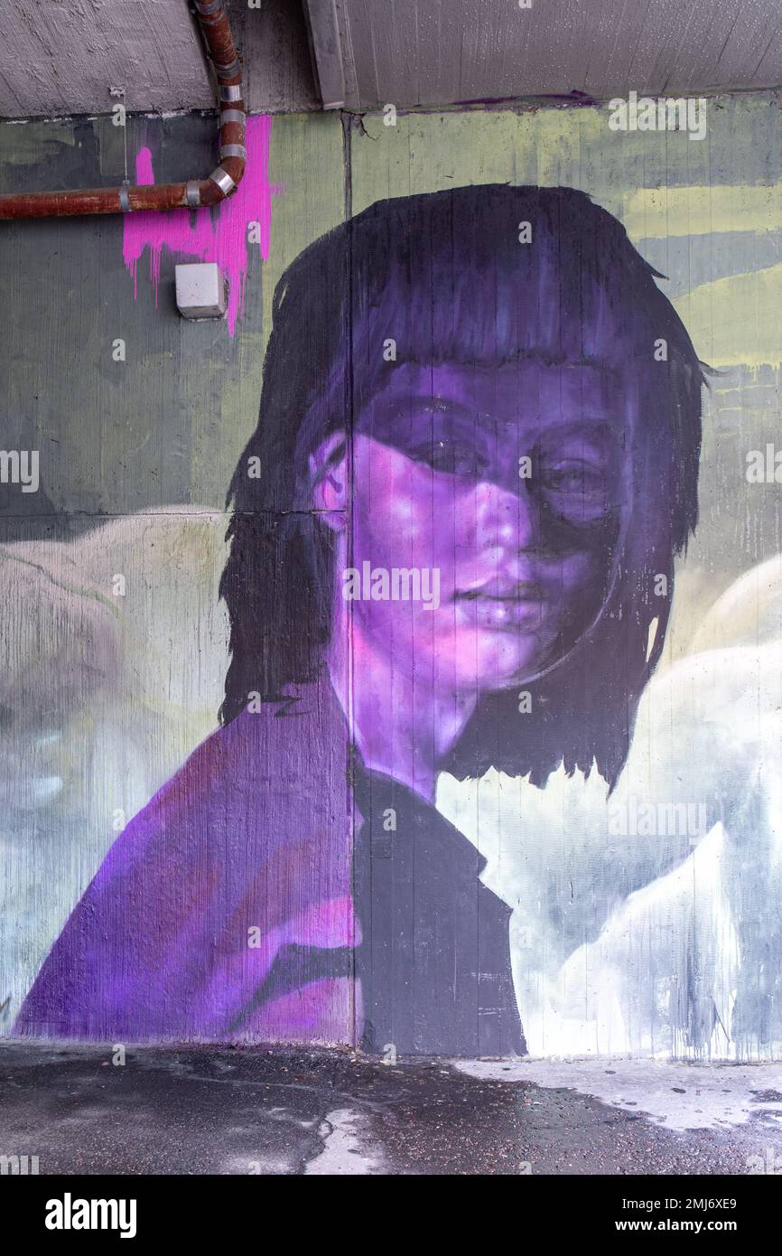 Street art. Mural graffiti by Danish artists Tonek, Balstrøm & Name in ...