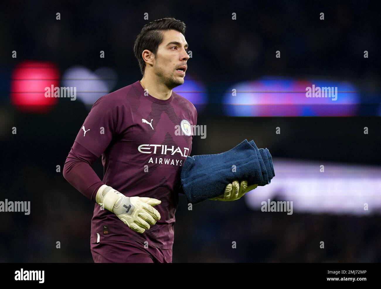 Manchester City goalkeeper Stefan Ortega during the Emirates FA Cup ...