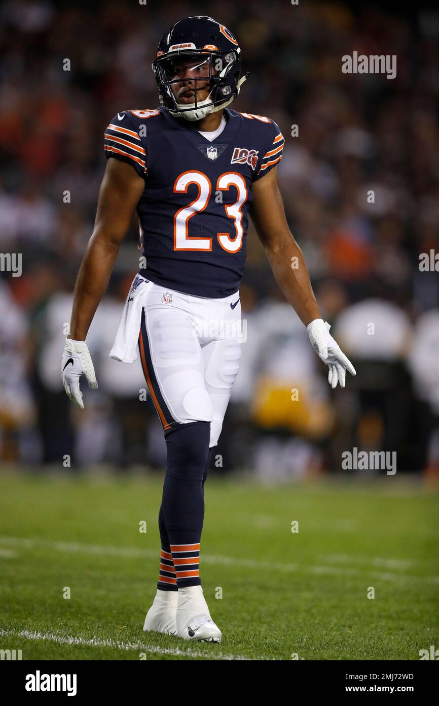 Chicago Bears cornerback Kyle Fuller (23) lines up against the Green ...