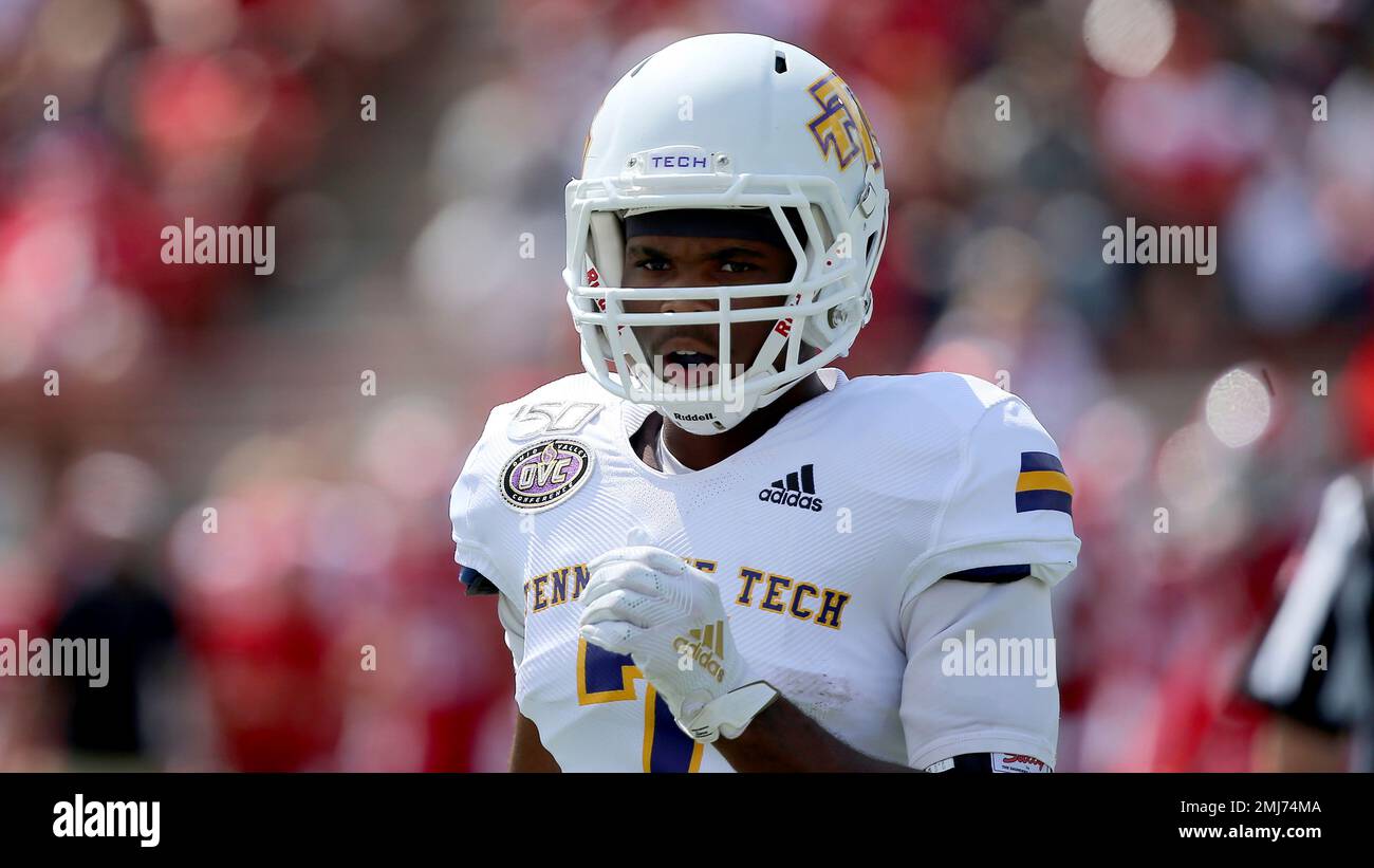 Tennessee Tech defensive back Shannon Fayne during an NCAA football ...
