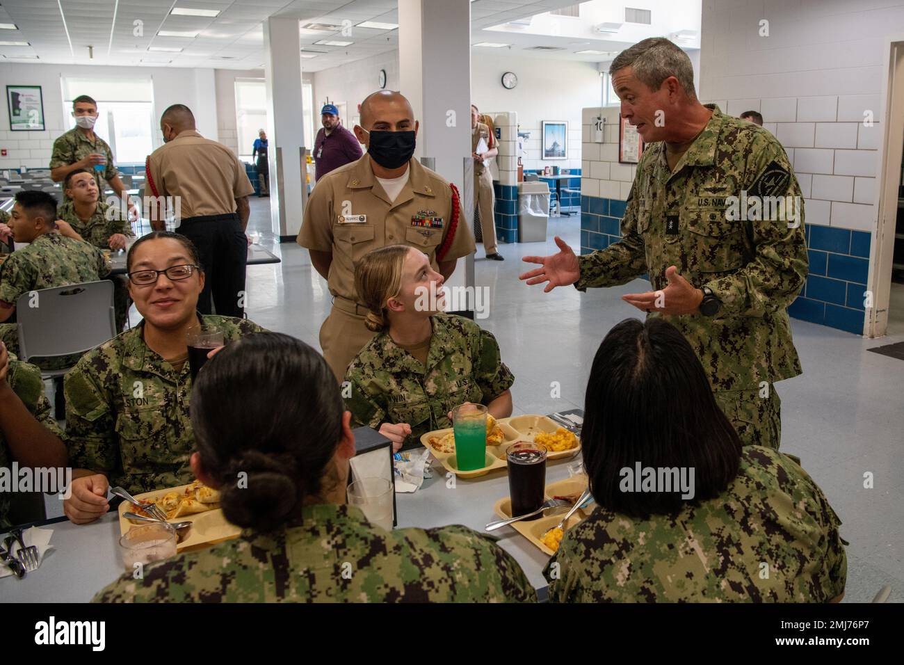 GREAT LAKES, Ill. (Aug. 25, 2022) Rear Adm. Pete Garvin, commander ...