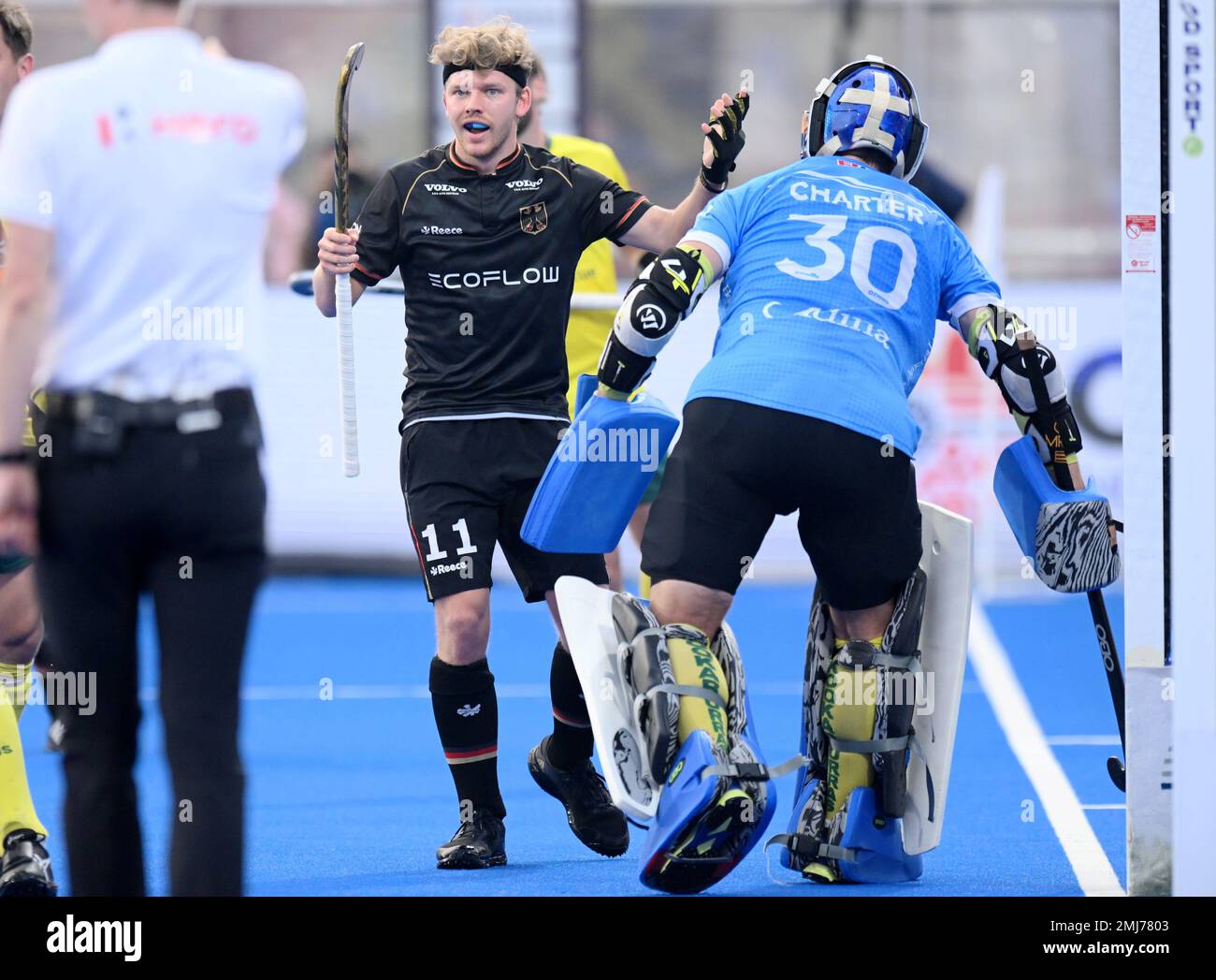 Thies Prinz of Germany during the 2023 Men's FIH Hockey World Cup Semi ...