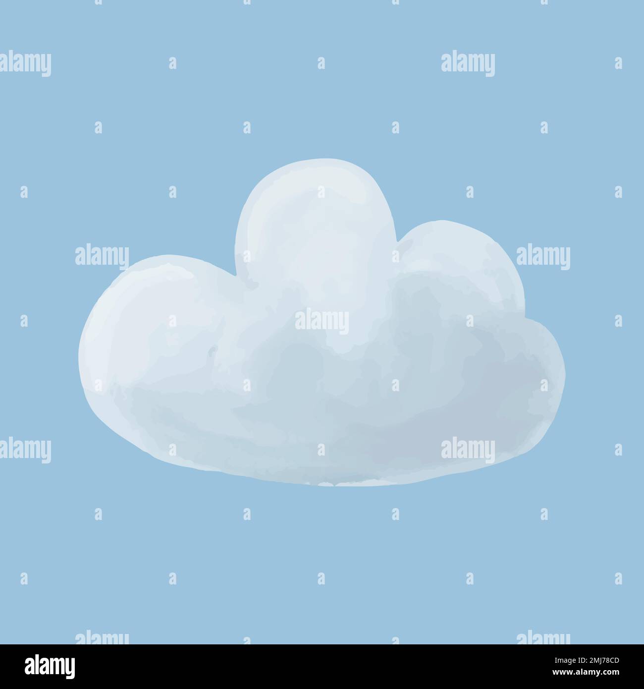 Cute cloud illustration vector hi-res stock photography and images - Alamy