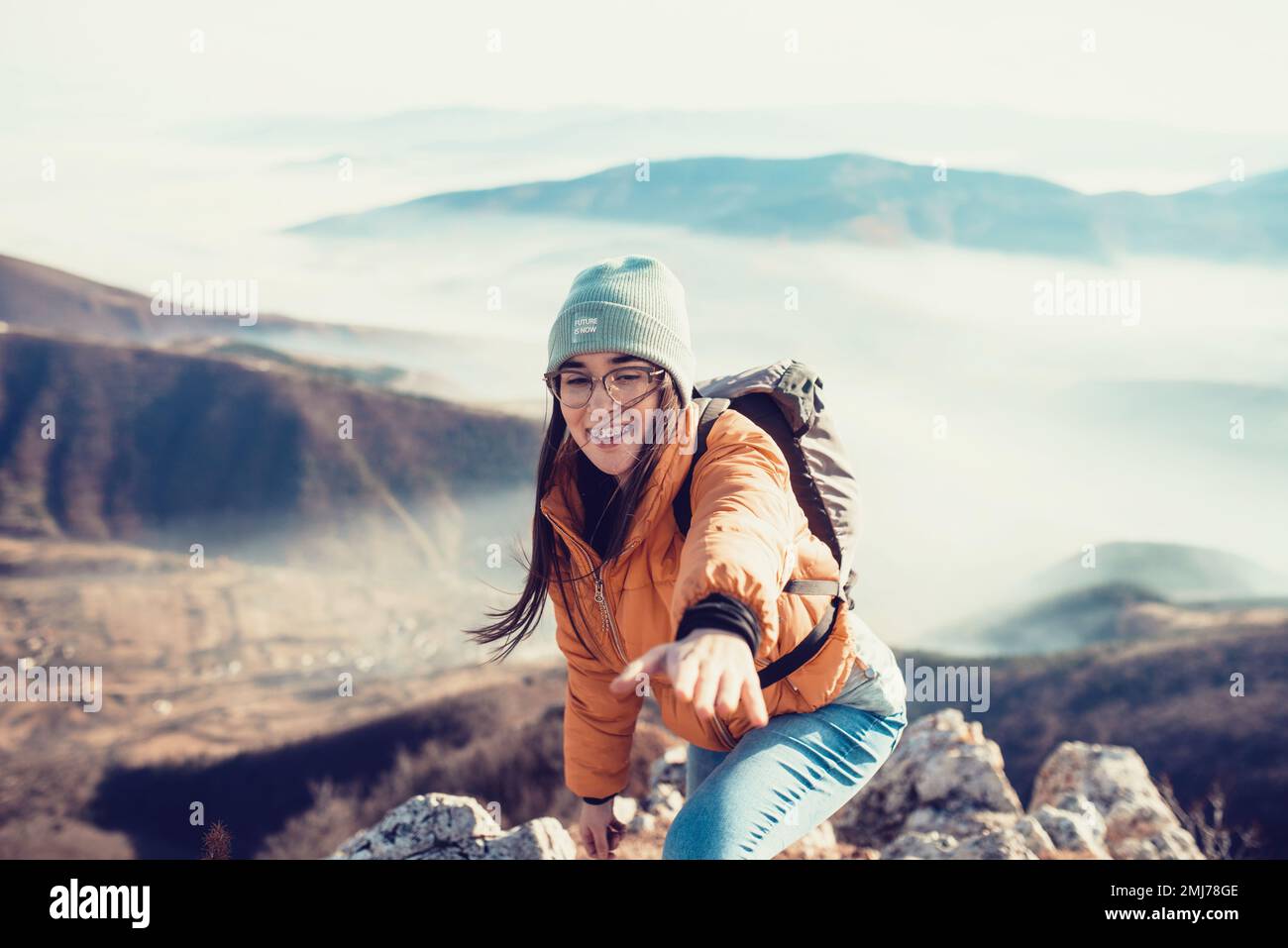 Hike up the mountain hi-res stock photography and images - Alamy