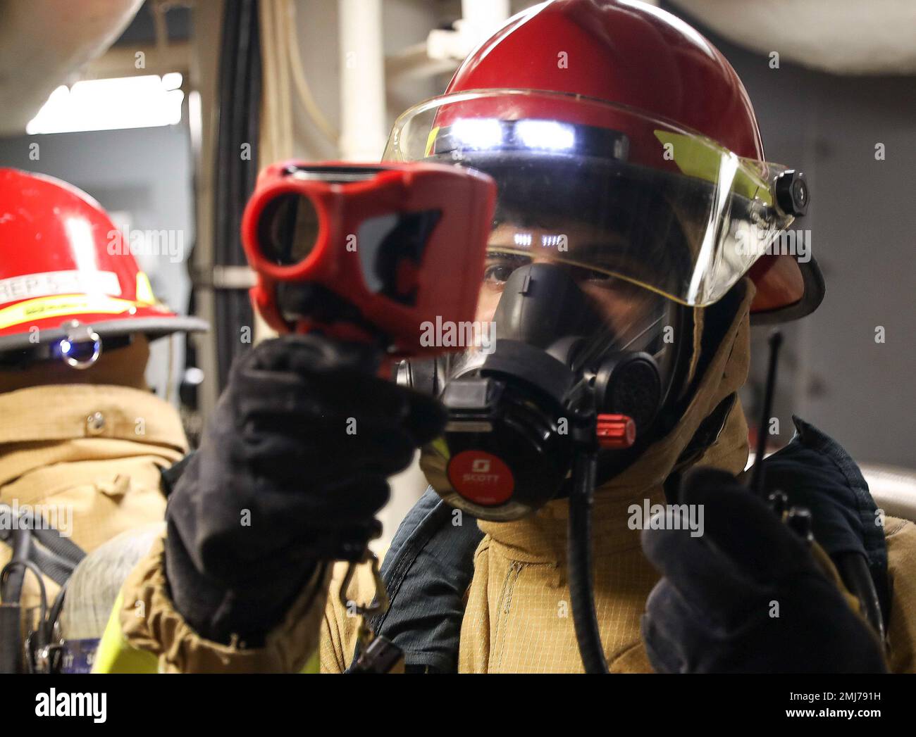 PHILIPPINE SEA (Aug. 25, 2022) – Fireman Marvin Castro, from Lakeland ...