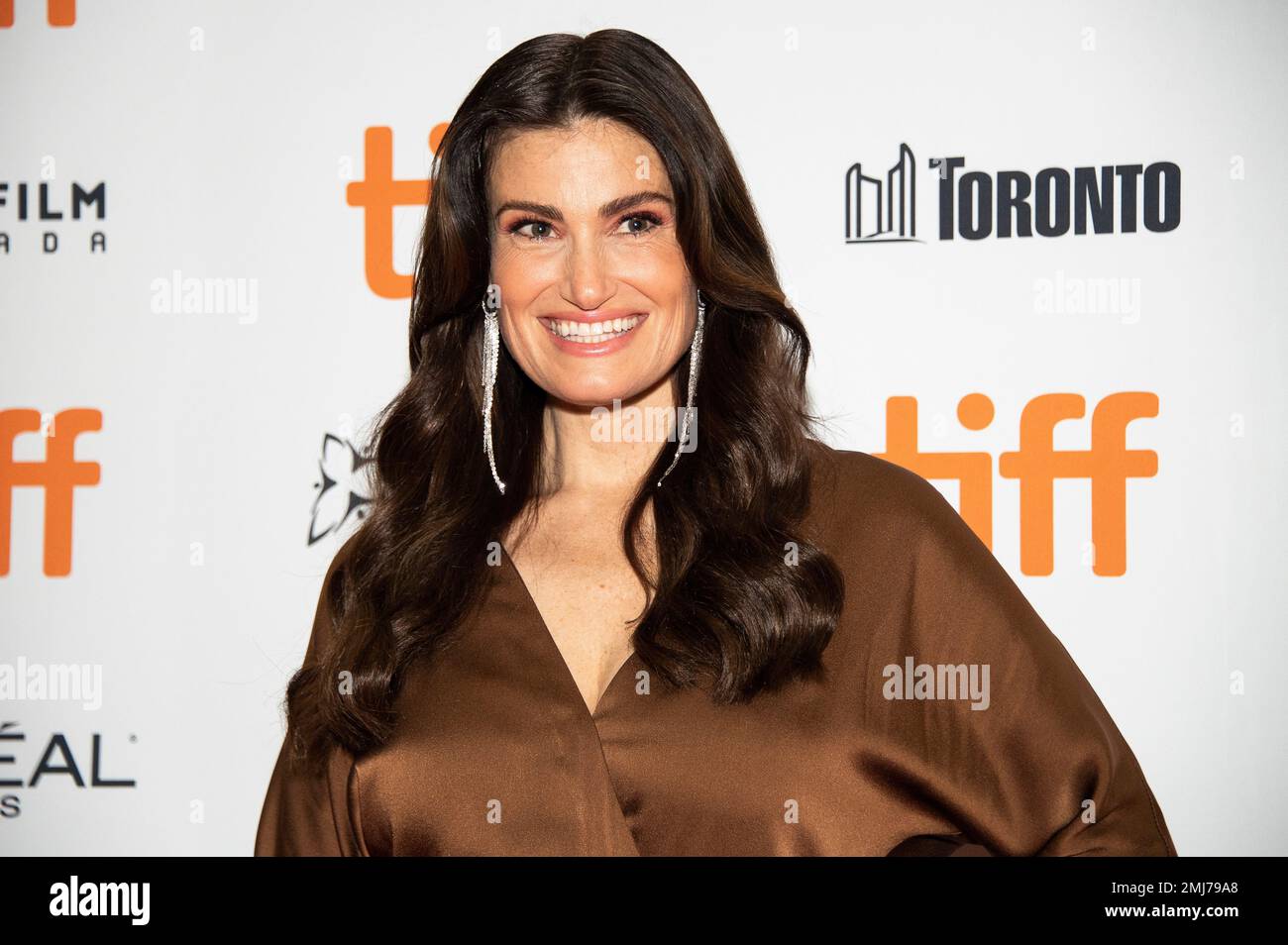 Actress Idina Menzel attends a premiere for "Uncut Gems" on day five of ...