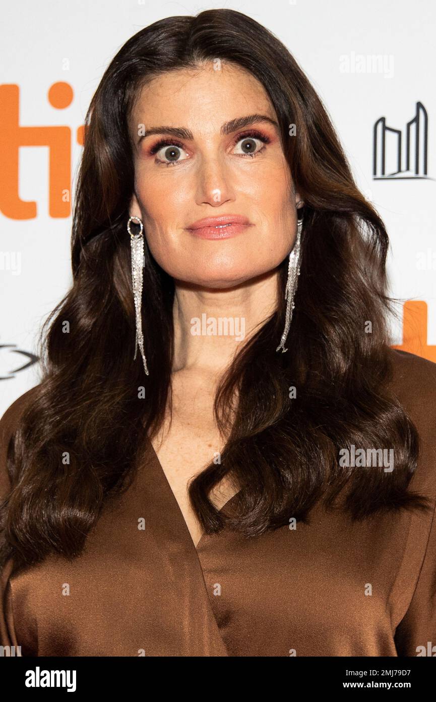 Idina Menzel attends a premiere for "Uncut Gems" on day five of the ...