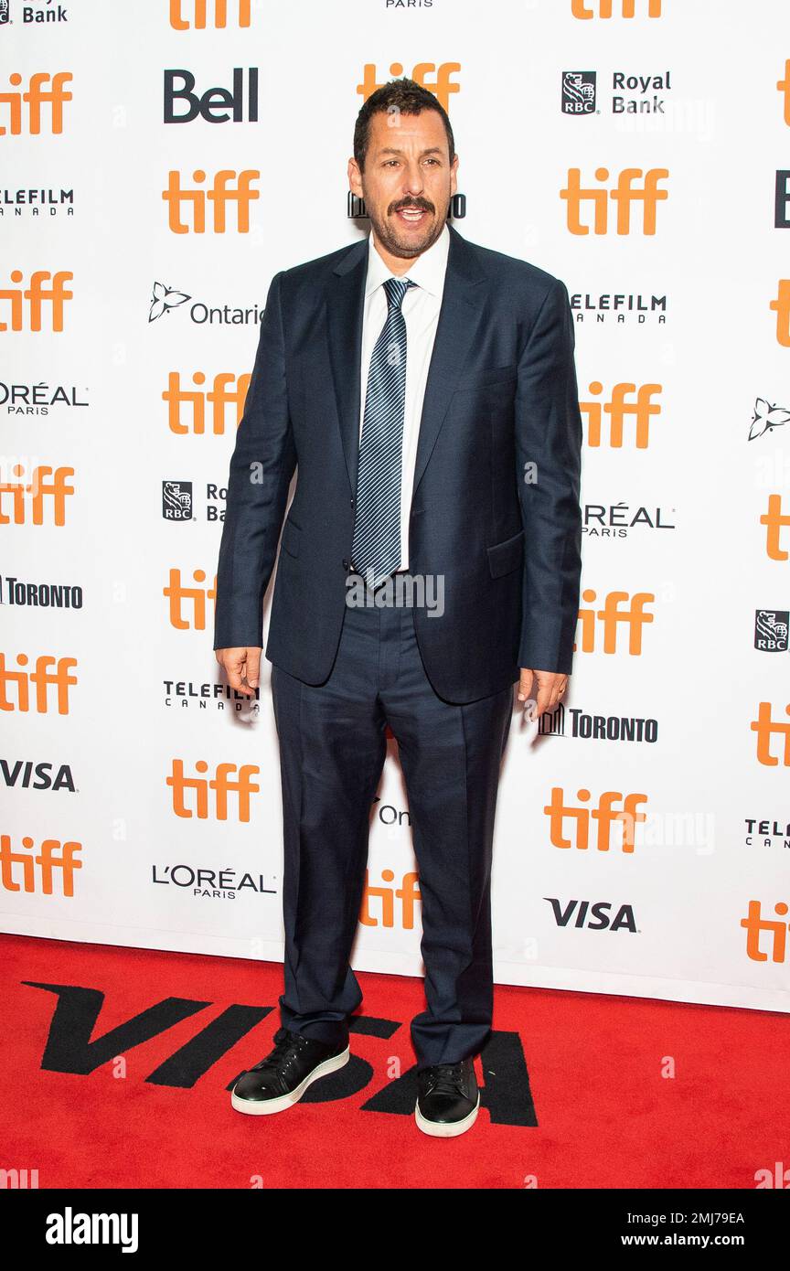 Actor Adam Sandler attends a premiere for "Uncut Gems" on day five of ...