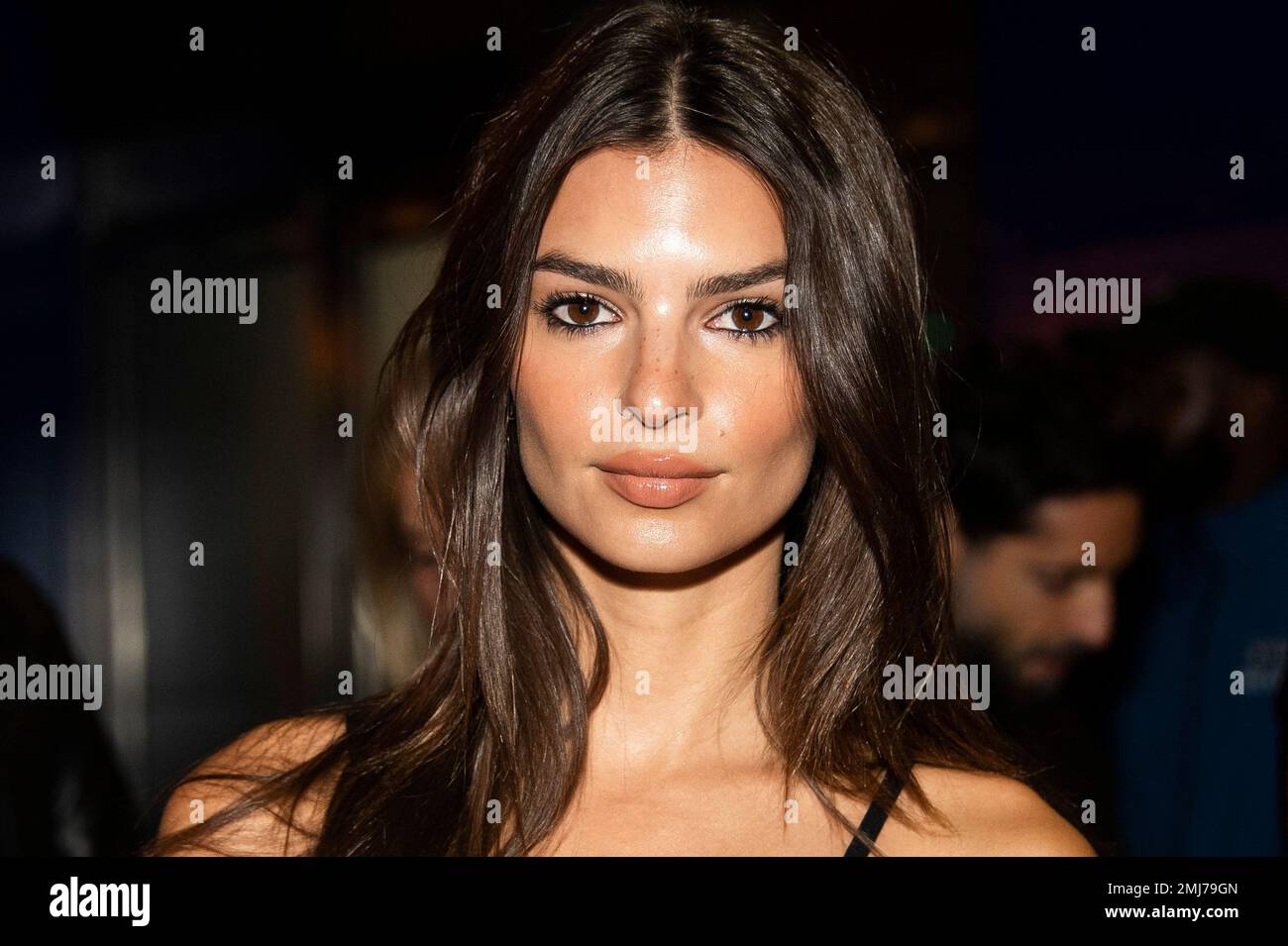 Emily Ratajkowski attends a premiere for "Uncut Gems" on day five of ...