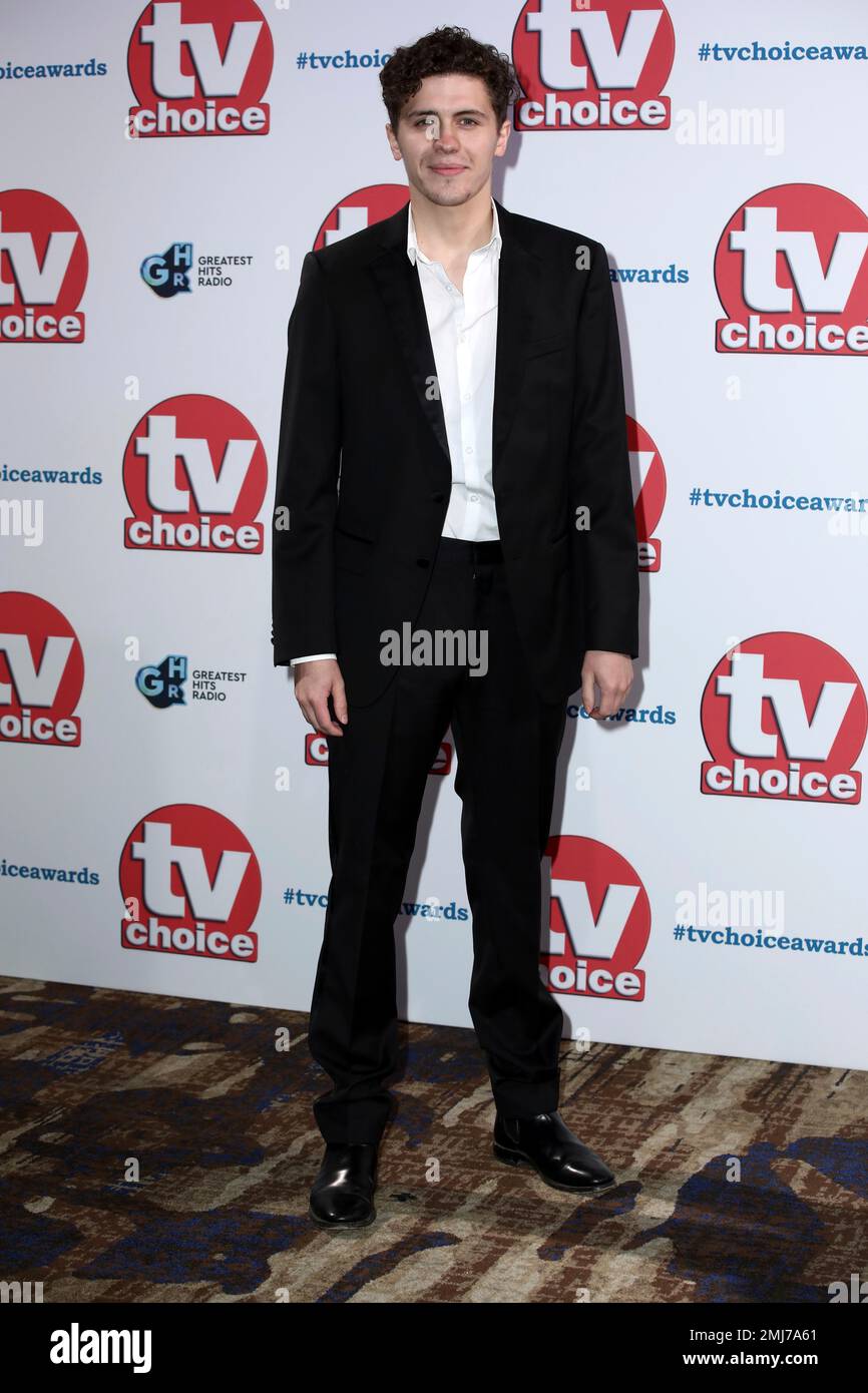 Actor Dylan Llewellyn poses for photographers on arrival at the TV ...