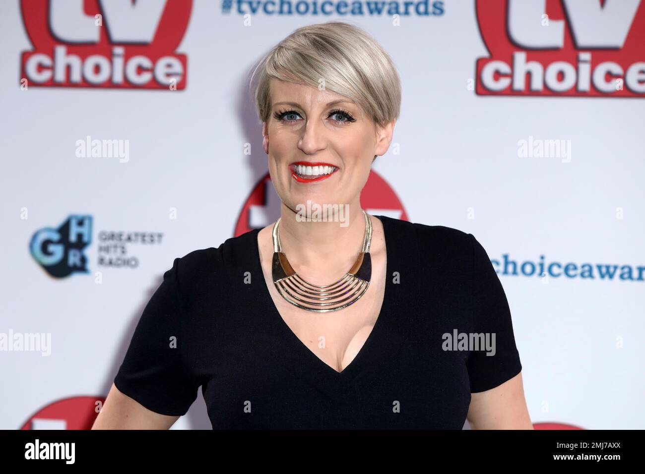 TV presenter Steph McGovern poses for photographers on arrival at the ...