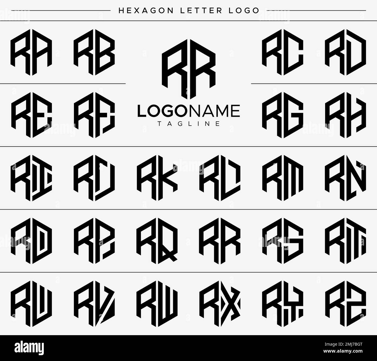 Rb letter logo vector hi-res stock photography and images - Alamy