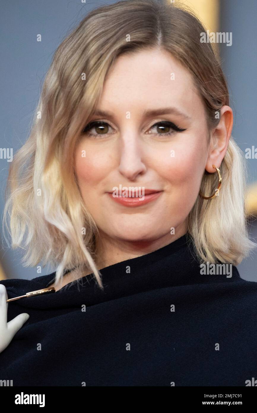 Laura Charmichael poses for photographers upon arrival at the world ...