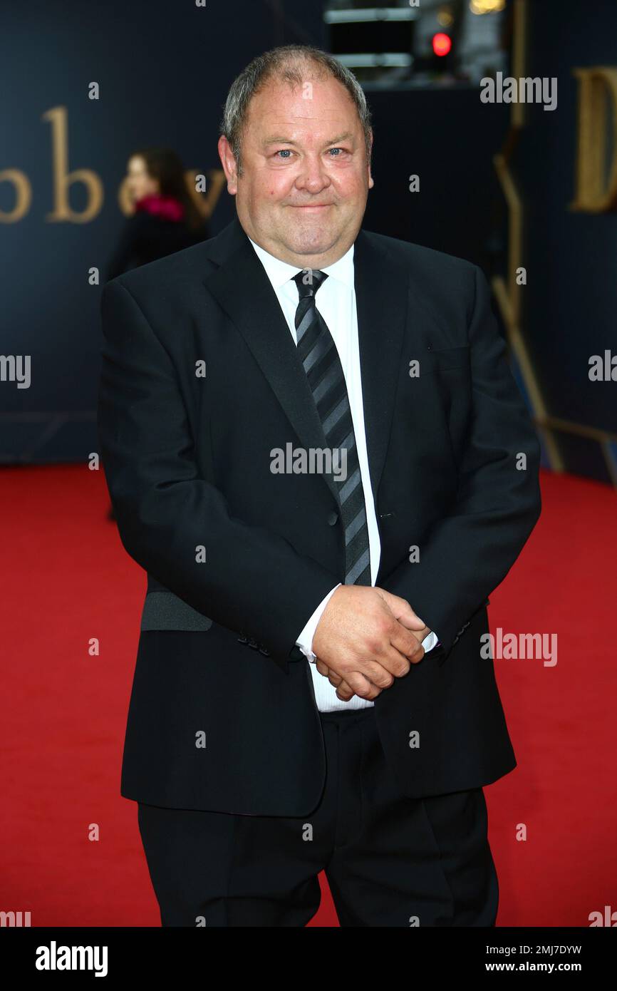 Actor Mark Addy poses for photographers upon arrival at the World ...