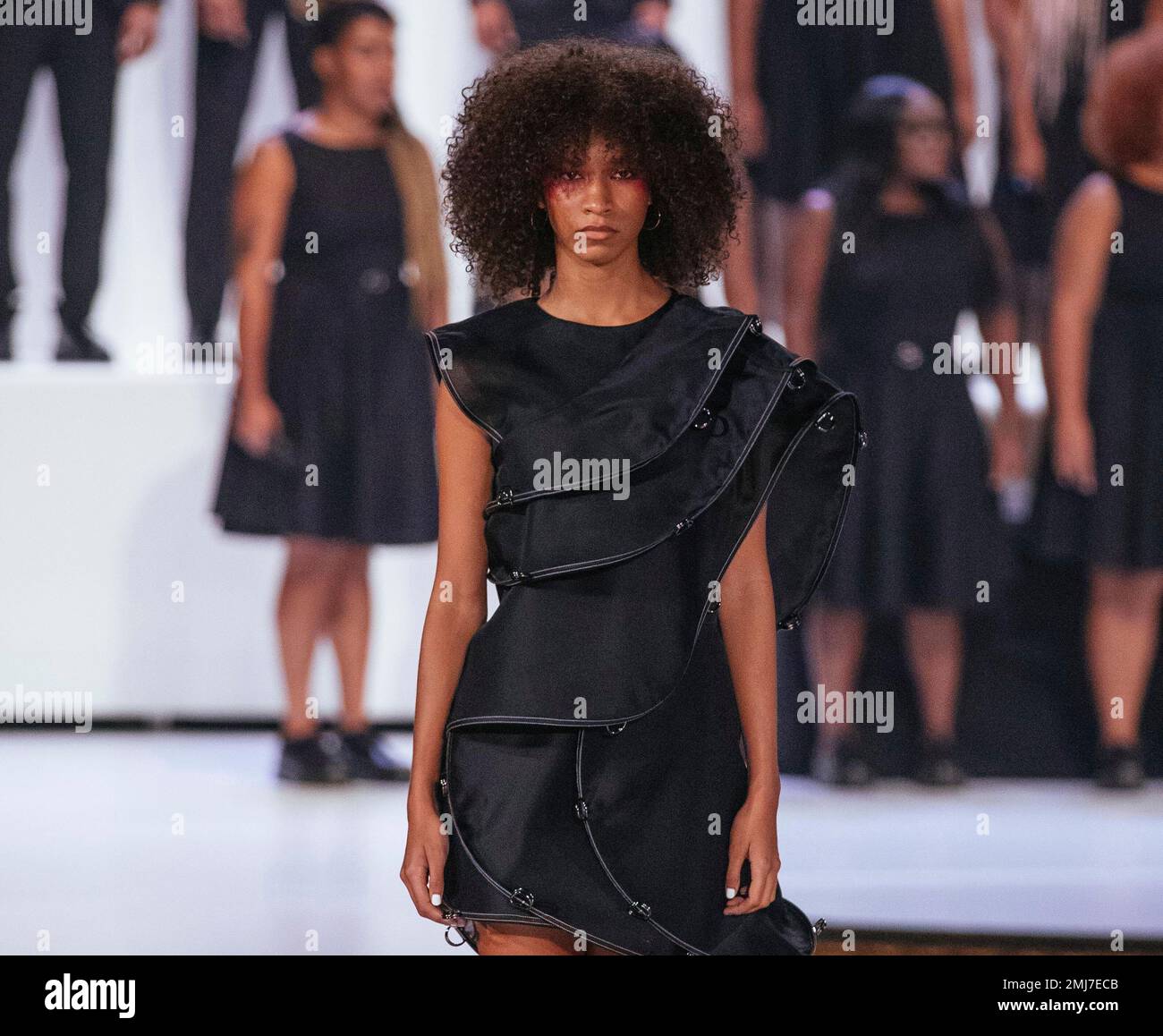 The Pyer Moss collection is modeled during Fashion Week, Sunday, Sept ...