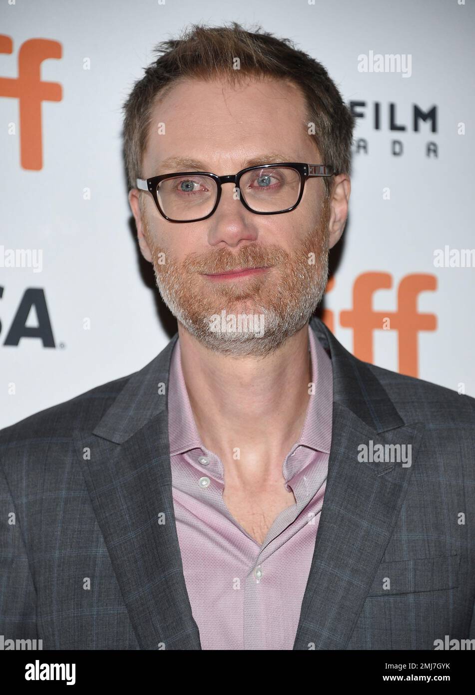 Actor Stephen Merchant attends the premiere for "Jojo Rabbit" on day ...