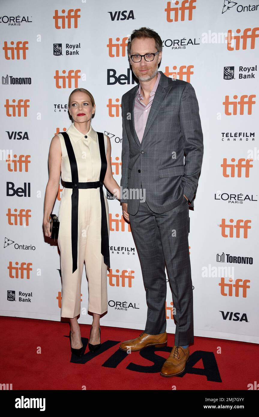 Actor Stephen Merchant, right, and girlfriend Mircea Monroe attend the ...