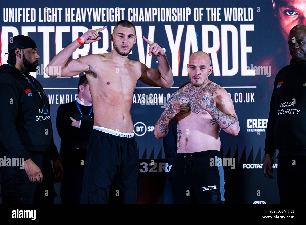 LONDON, UNITED KINGDOM. 27th Jan, 2023. Tommy Fletcher (left) and ...