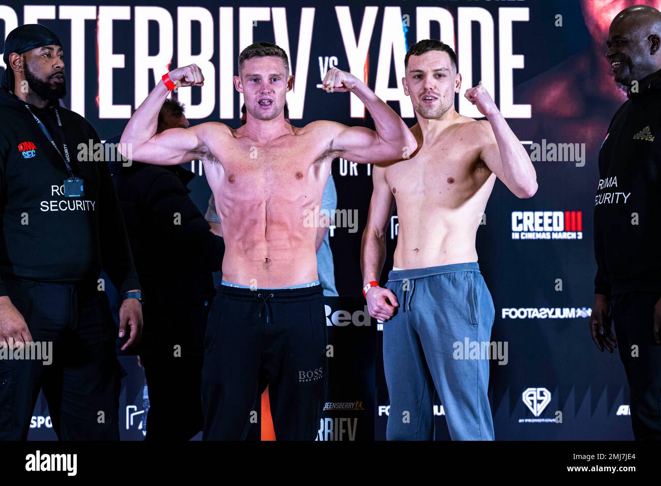 LONDON, UNITED KINGDOM. 27th Jan, 2023. Charles Frankham (left) and Joe ...