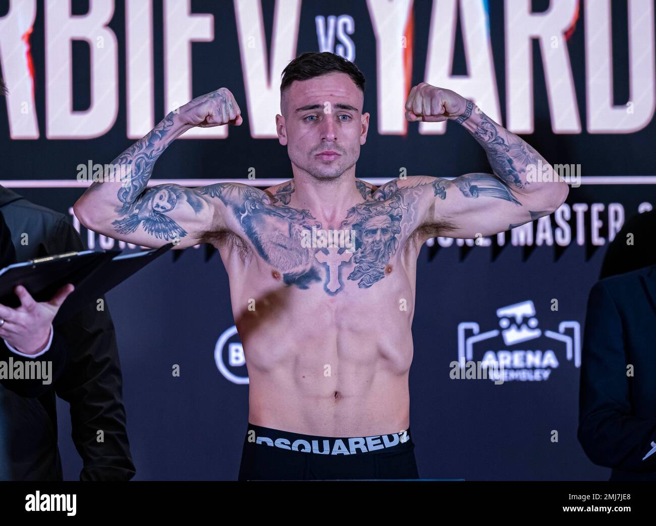 LONDON, UNITED KINGDOM. 27th Jan, 2023. Sean Noakes during Beterbiev vs ...