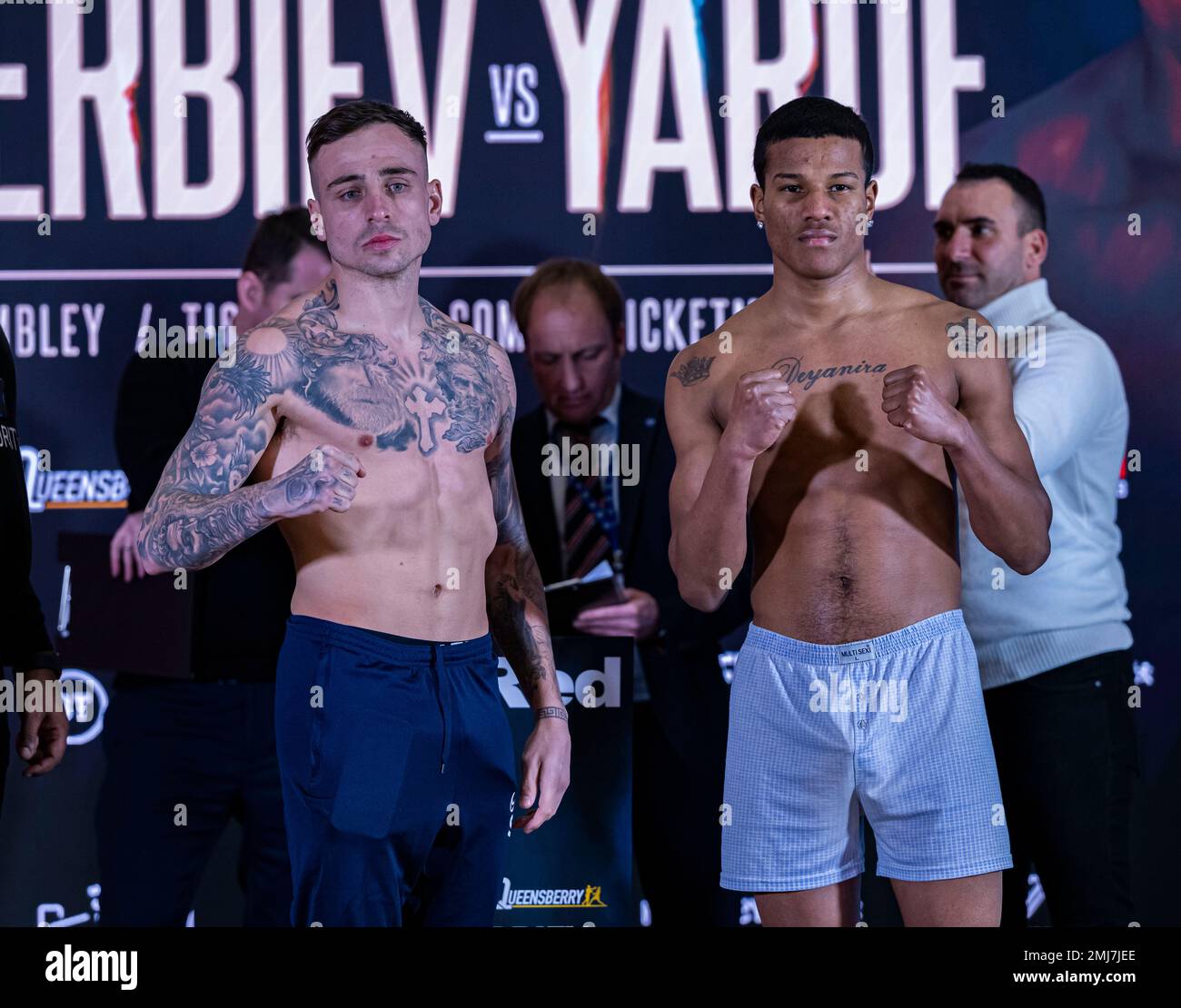 LONDON, UNITED KINGDOM. 27th Jan, 2023. Sean Noakes (left) and Santiago ...
