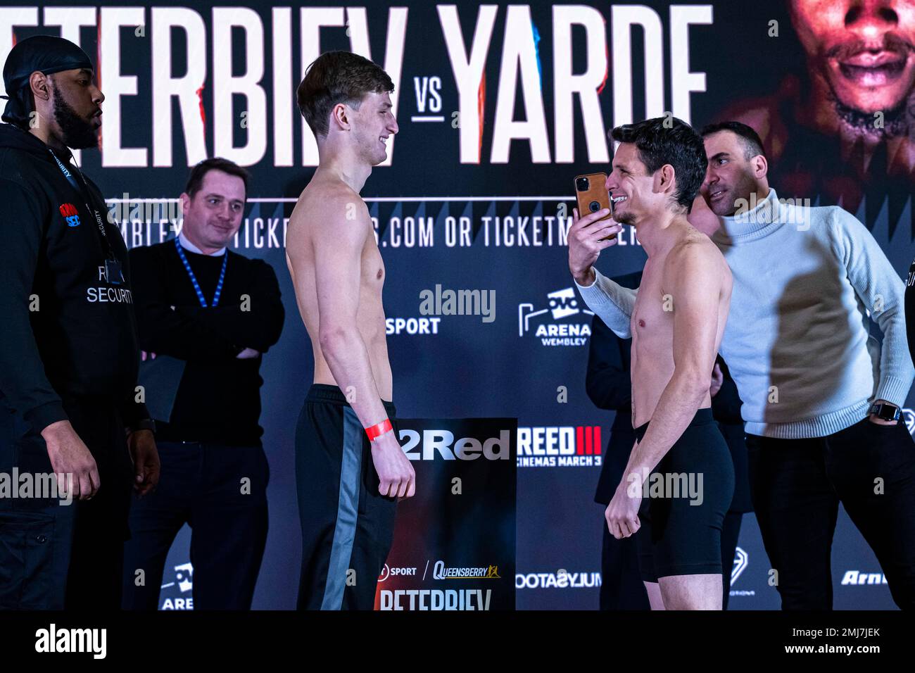 LONDON, UNITED KINGDOM. 27th Jan, 2023. Charles Frankham (left) and ...