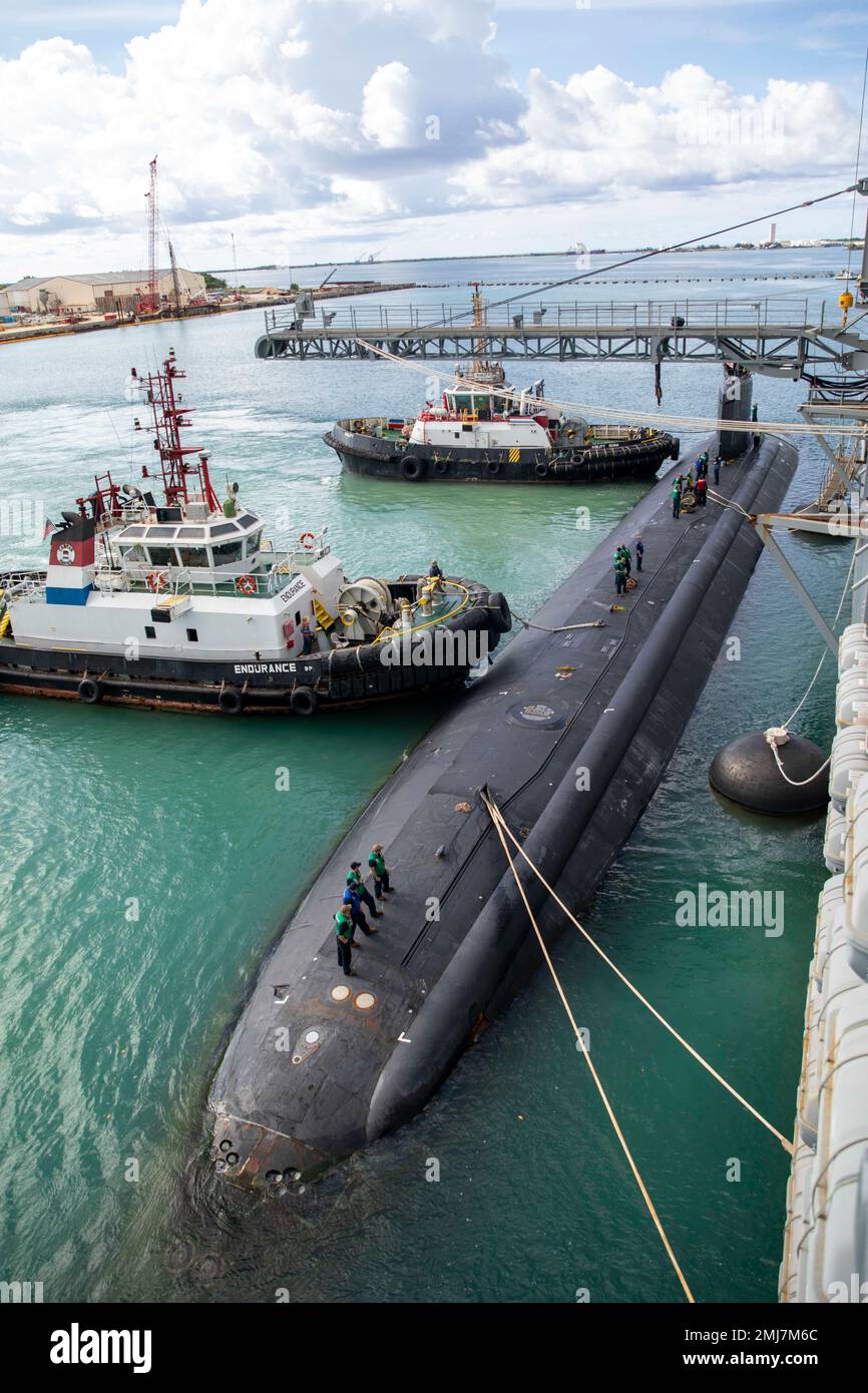 220825-N-NX690-0012 APRA HARBOR, Guam (Aug 25, 2022) -- The Seawolf ...
