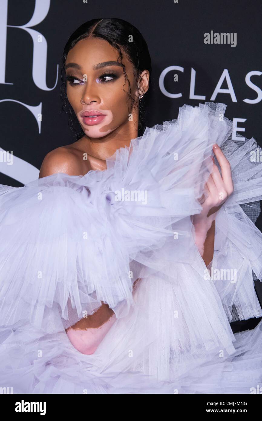 Winnie Harlow attends the Harper's Bazaar "ICONS By Carine Roitfeld ...