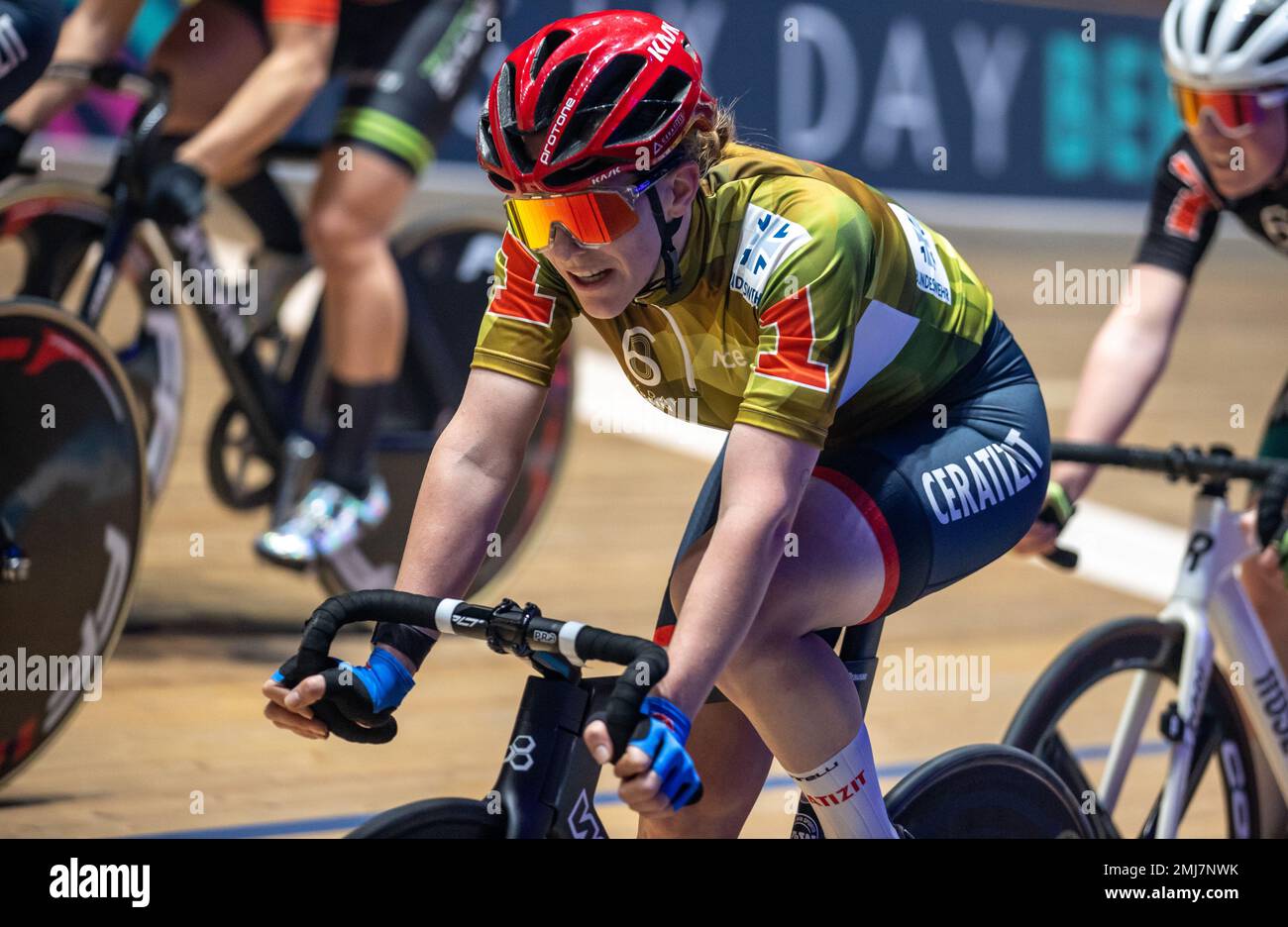 Berlin, Germany. 27th Jan, 2023. Cycling: Berlin Six Day Race, 10 km ...