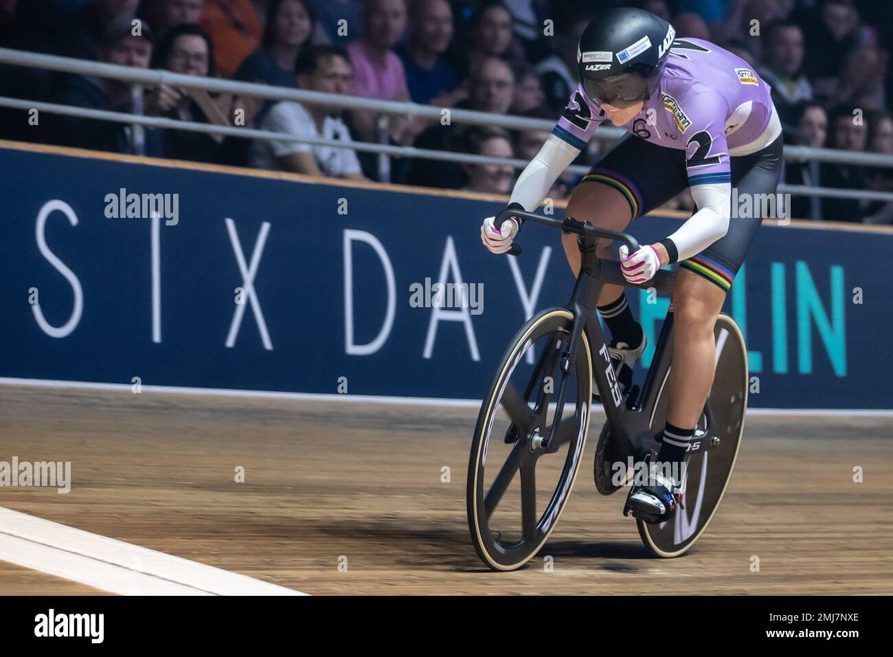 Berlin, Germany. 27th Jan, 2023. Cycling: Berlin six-day race, 10 km ...