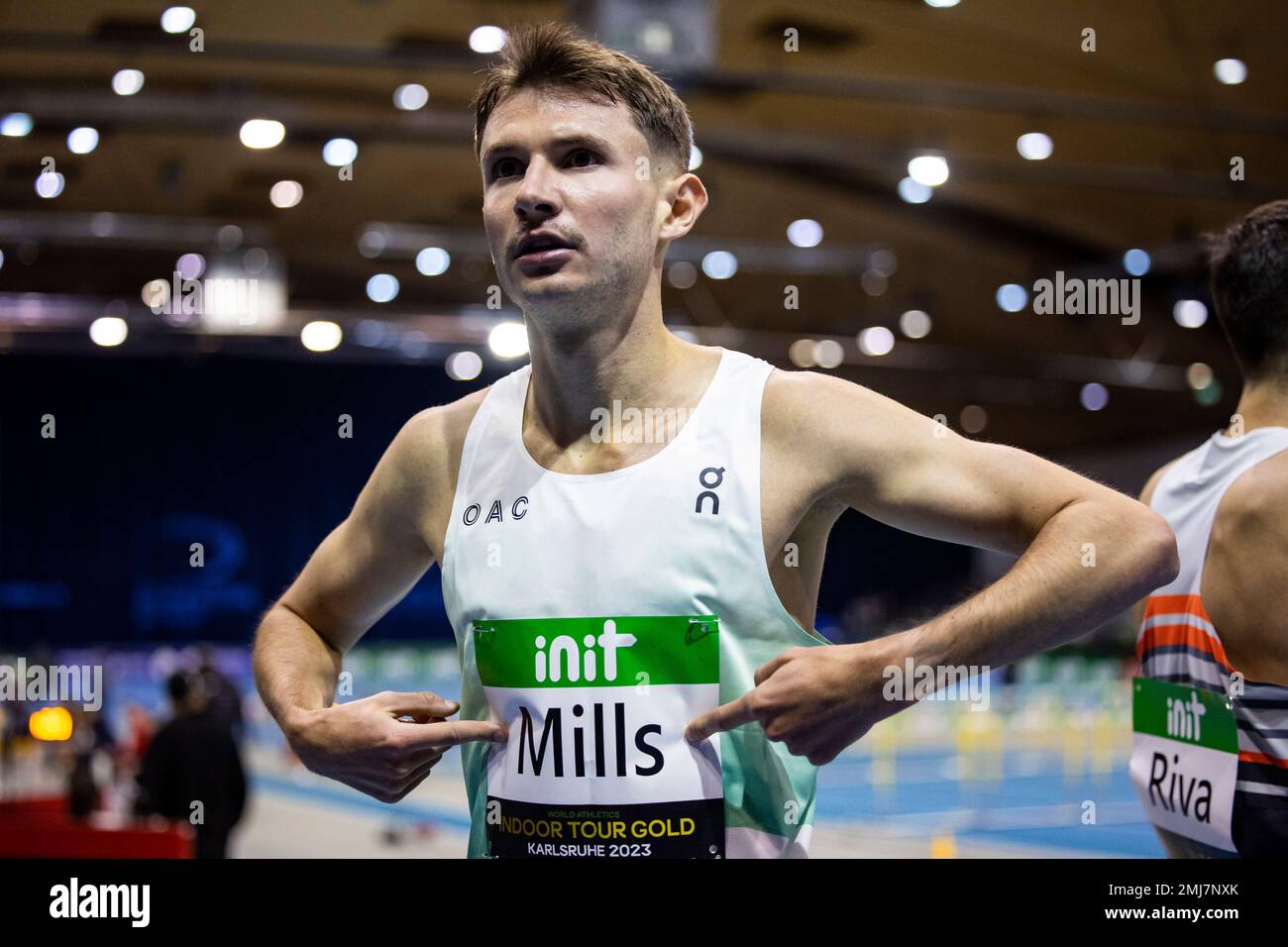 Karlsruhe, Germany. 27th Jan, 2023. Athletics: INDOOR-Meeting Karlsruhe ...