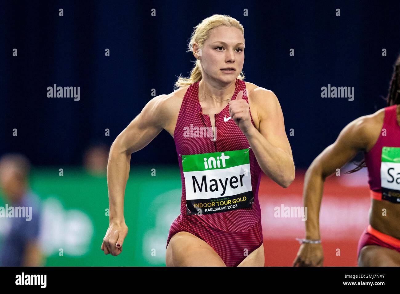 Karlsruhe, Germany. 27th Jan, 2023. Athletics: INDOOR-Meeting Karlsruhe ...