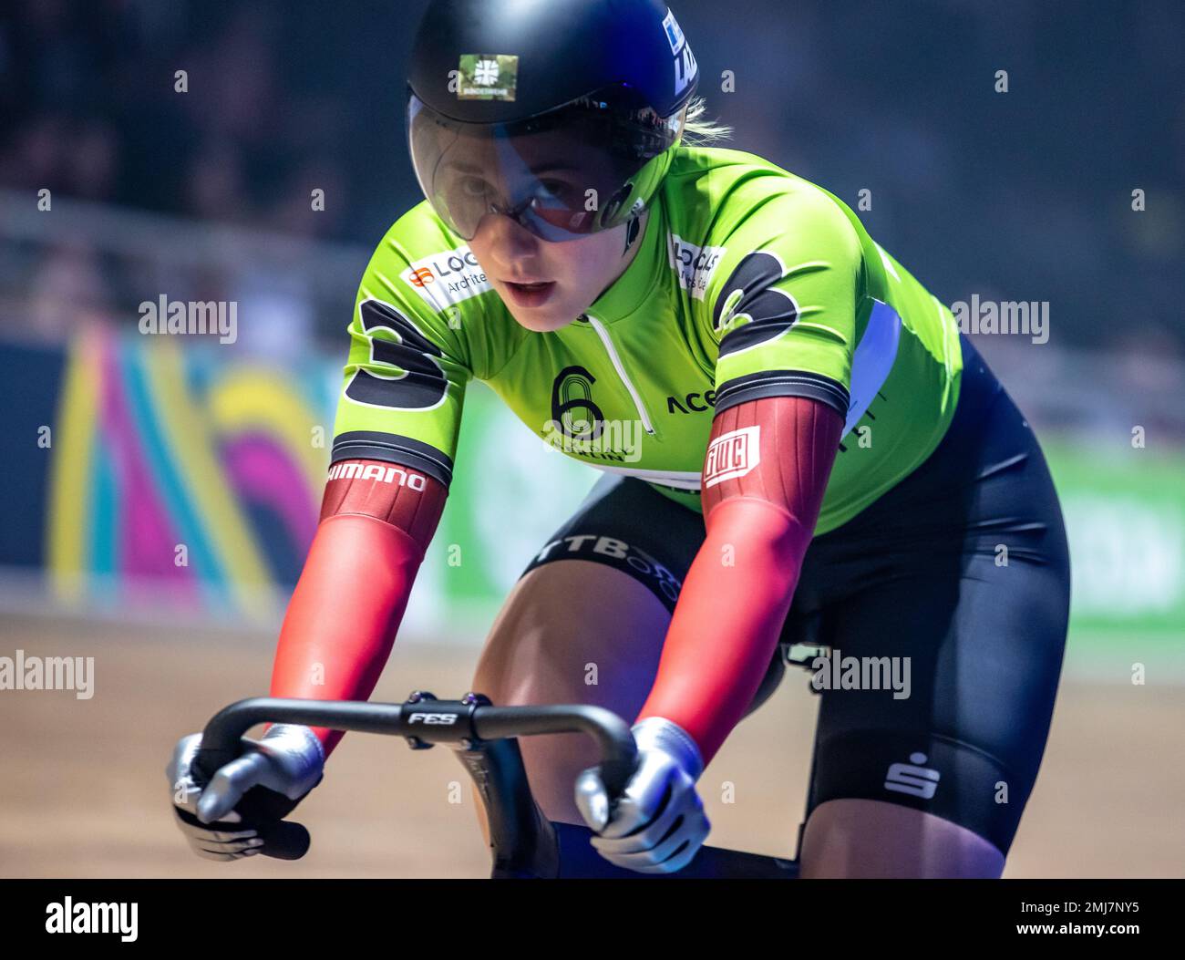 Berlin, Germany. 27th Jan, 2023. Cycling: Berlin six-day race, 10 km ...